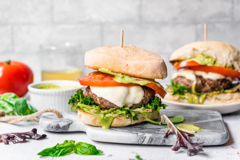 Caprese Burger Recipe