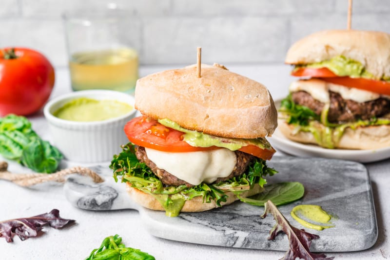 Caprese Burger Recipe