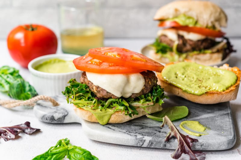 Caprese Burger Recipe